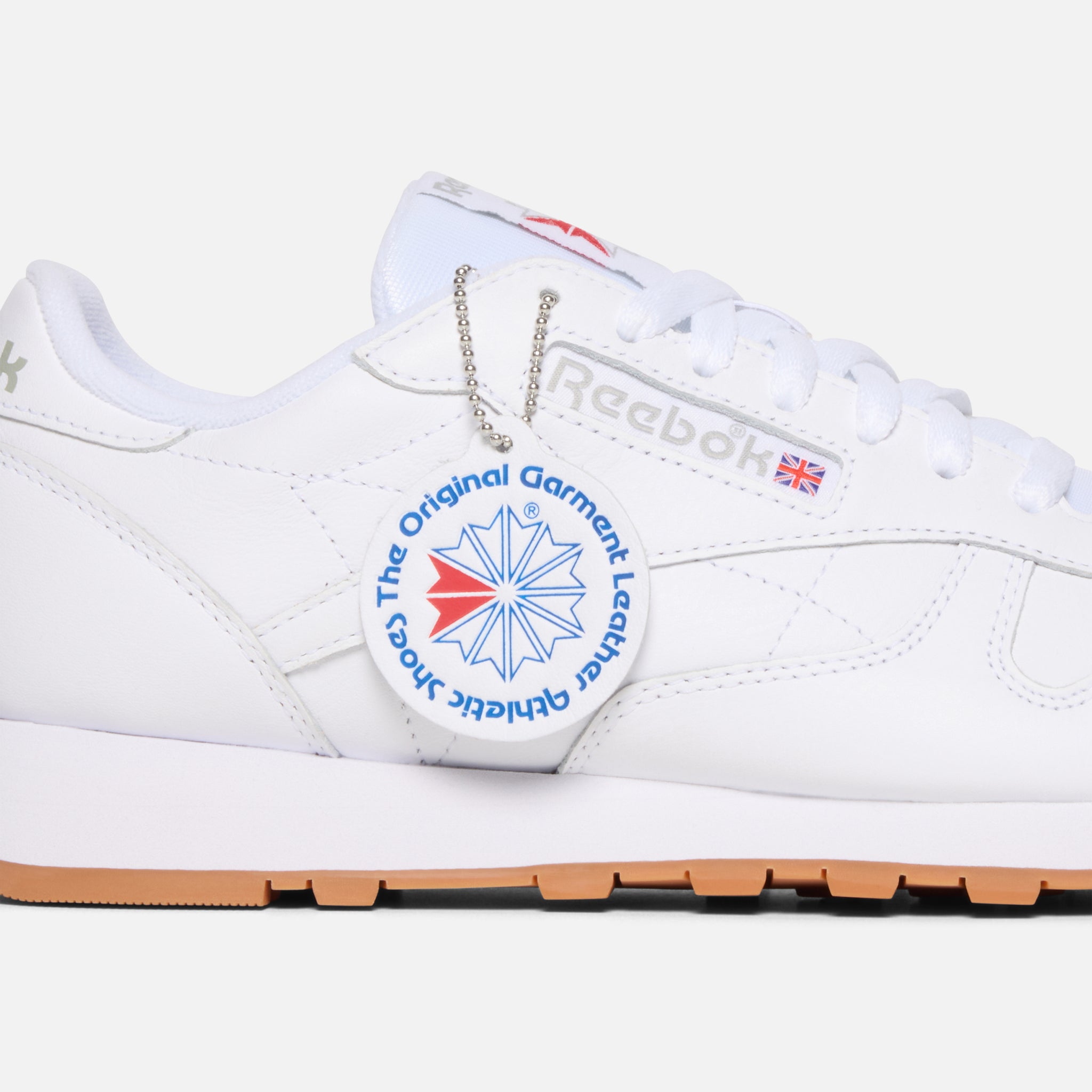 Classic Leather Shoes White/Pure Grey 3
