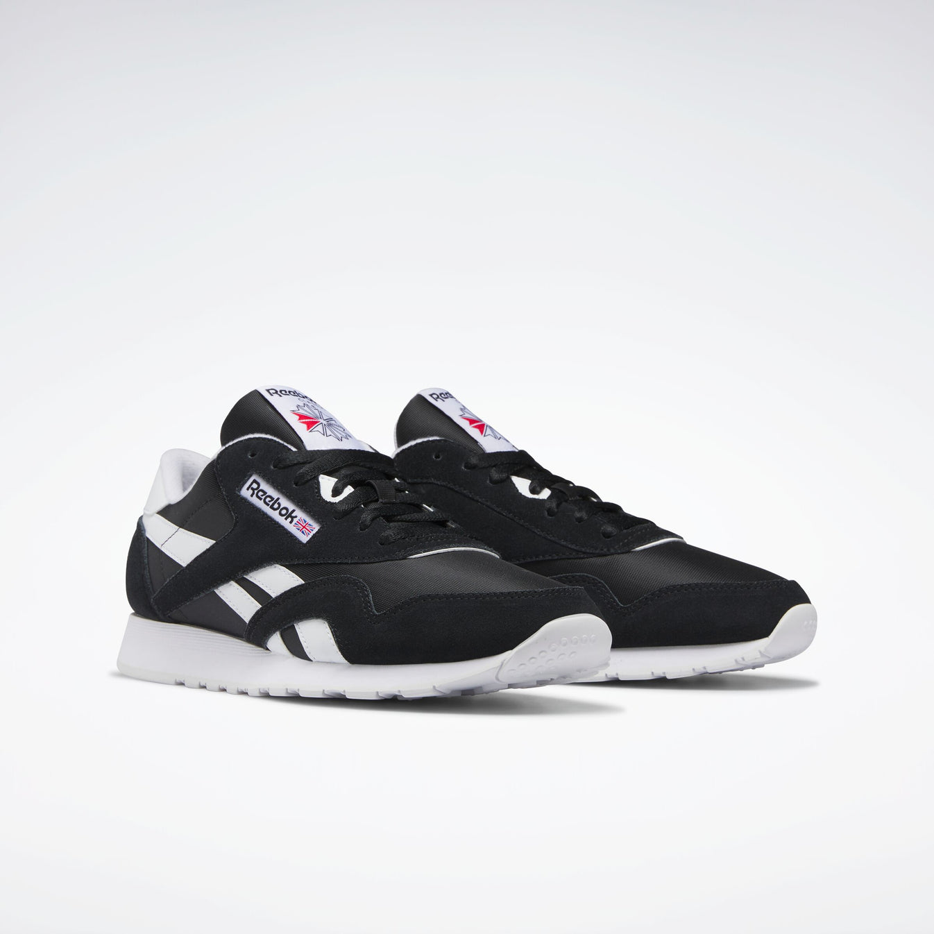 Classic Nylon Shoes Black/White/White