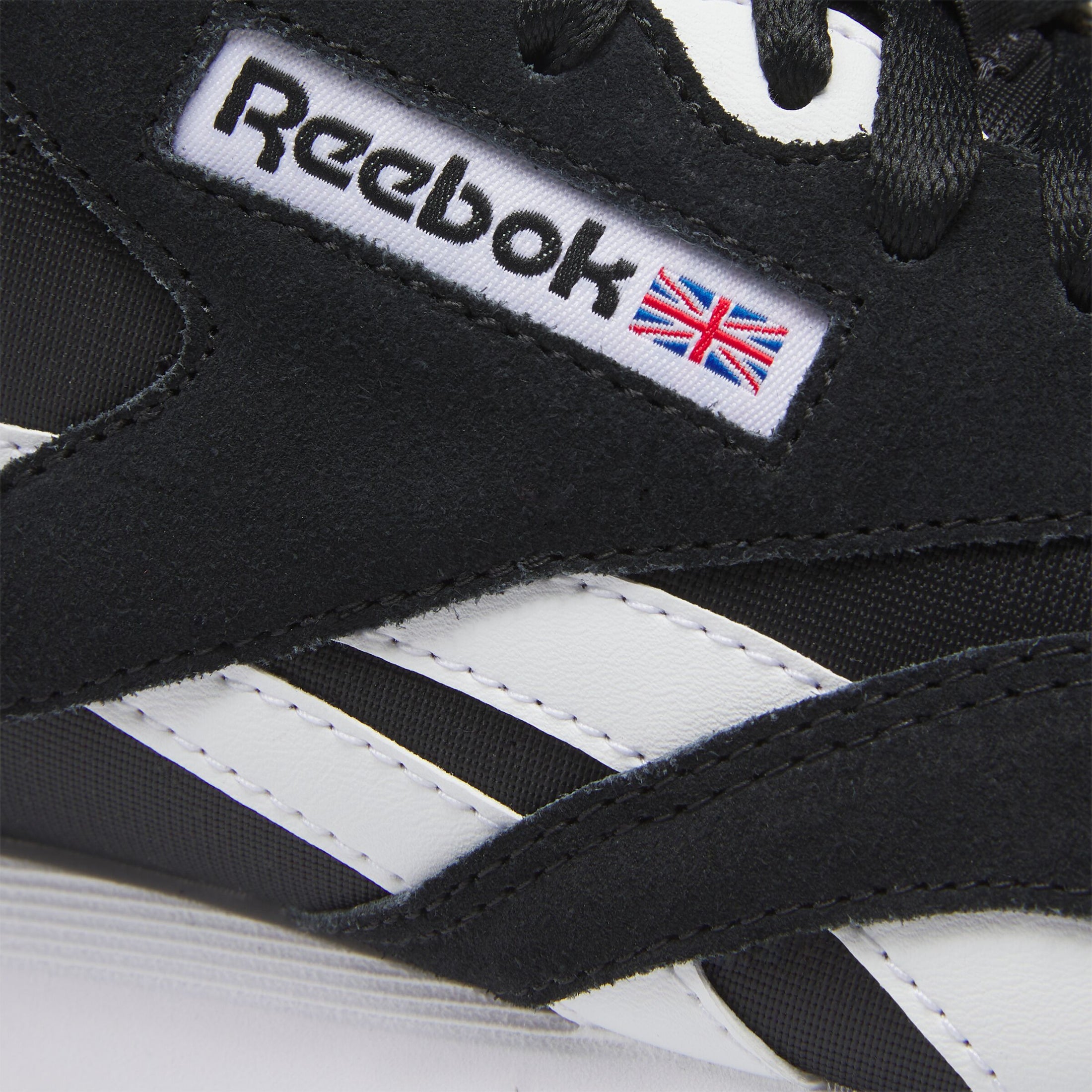 Classic Nylon Shoes Black/White/White